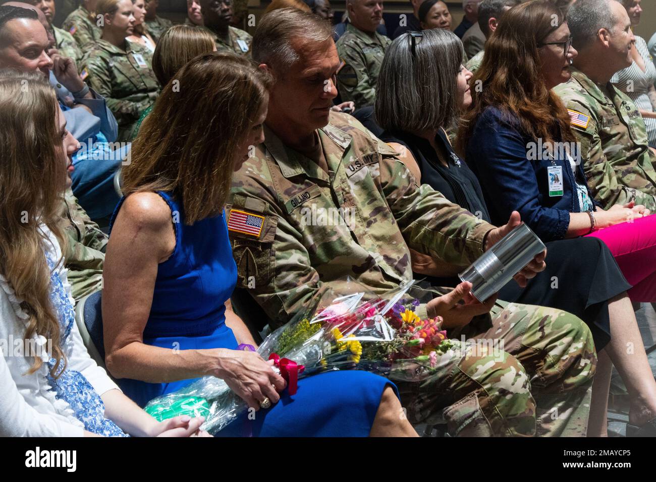 Maj. Gen. Steve W. Gilland, outgoing deputy commanding general-maneuver ...