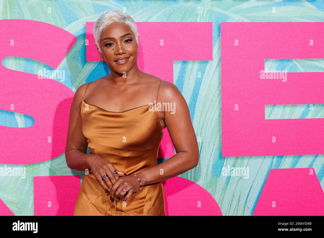 Tiffany Hadish arrives at the World Premiere of "Easter Sunday" on ...