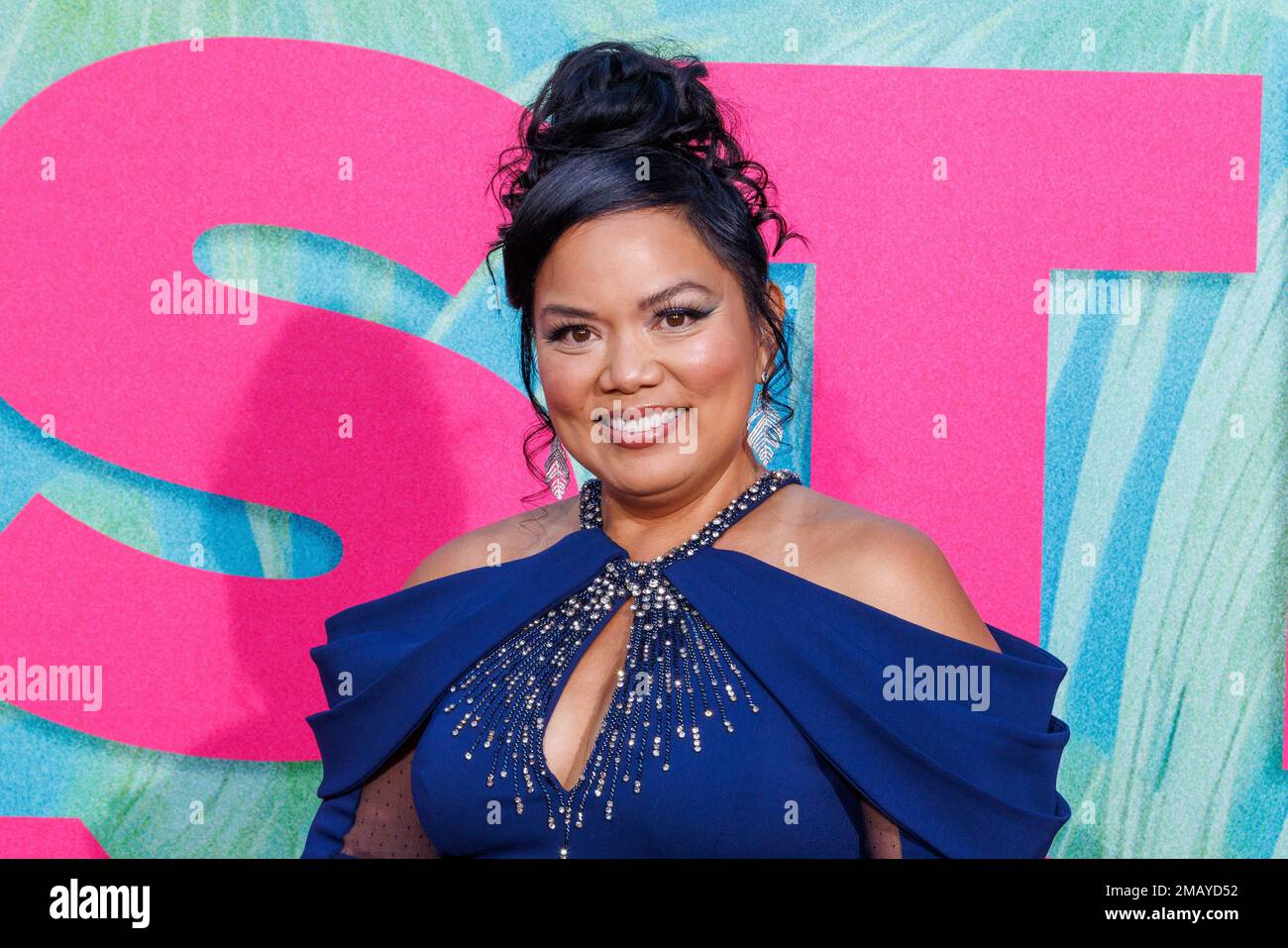 Melody Butiu arrives at the World Premiere of "Easter Sunday" on ...