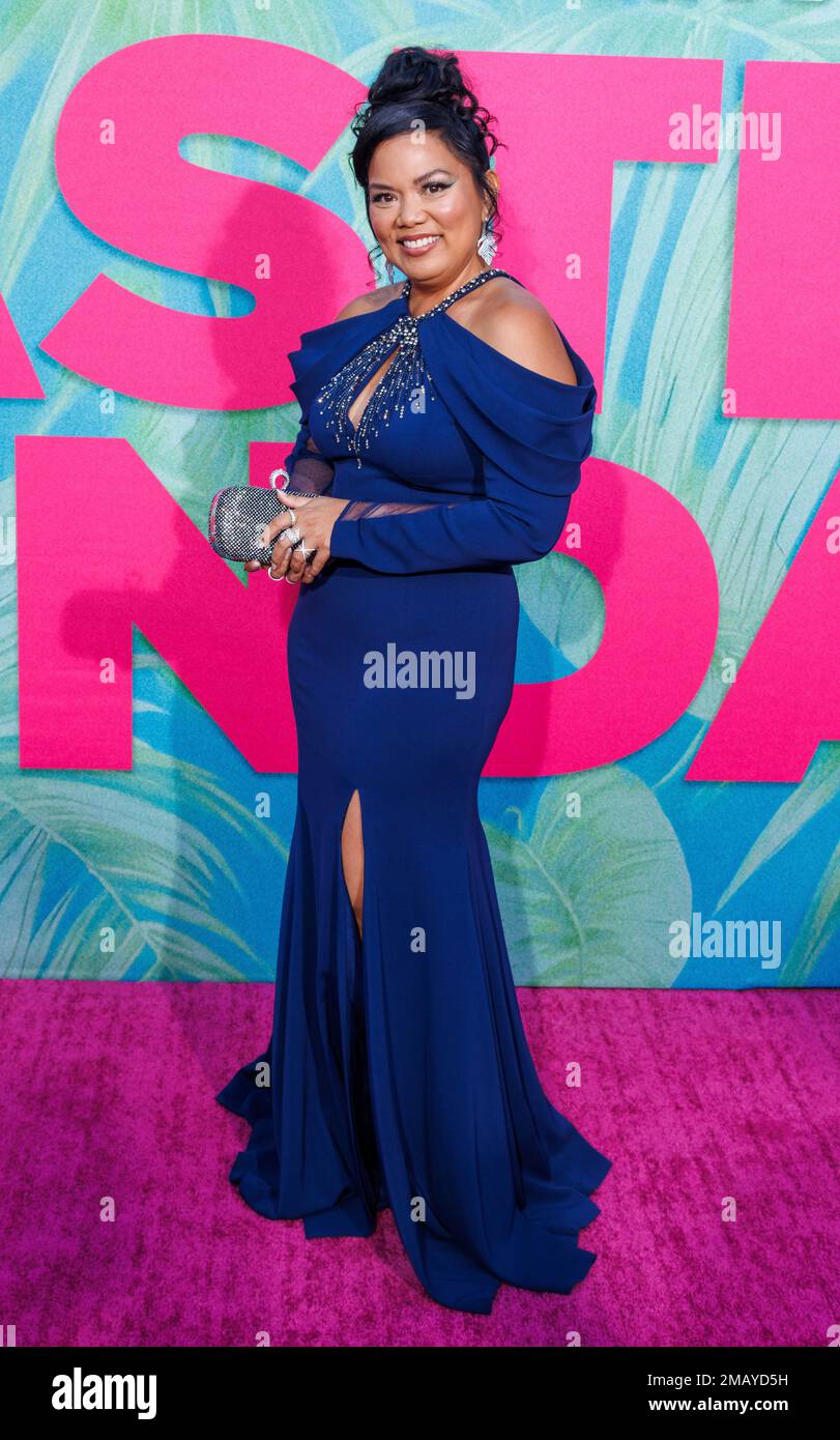 Melody Butiu arrives at the World Premiere of "Easter Sunday" on ...