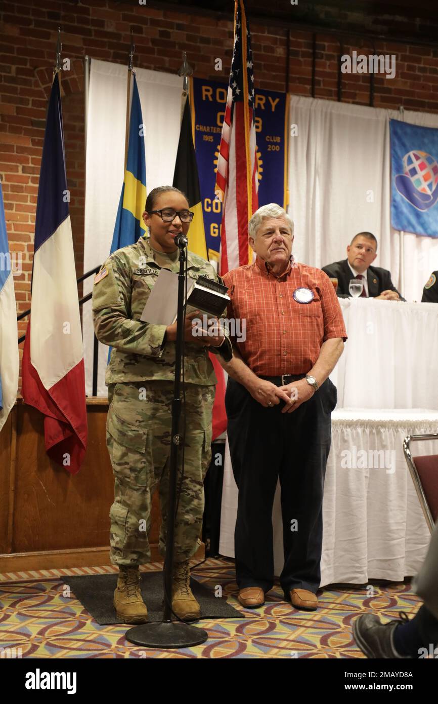 FORT BENNING, GA -- Today, the Rotary Club of Columbus, GA, recognized ...