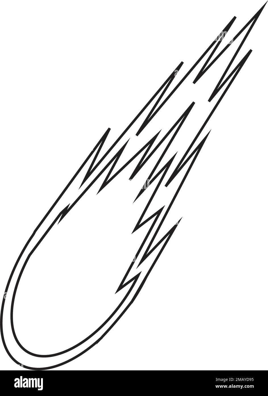meteor logo vektor illustration design Stock Vector Image & Art - Alamy