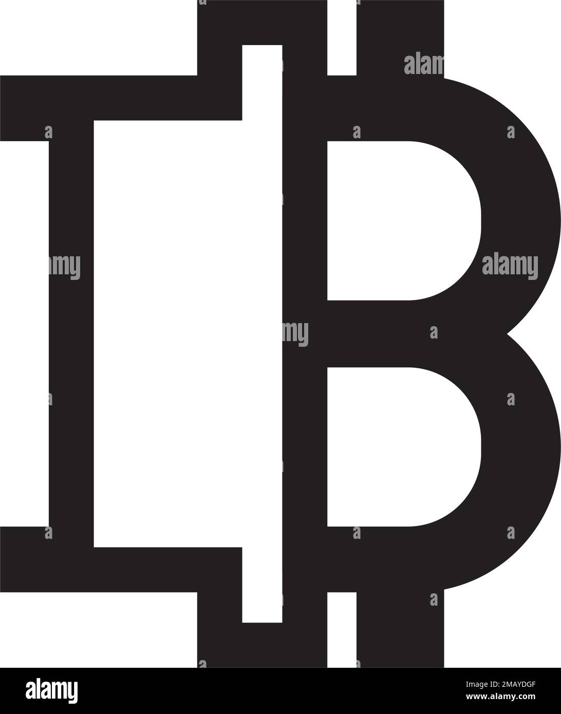 bitcoin logo vektor illustration design Stock Vector Image & Art - Alamy