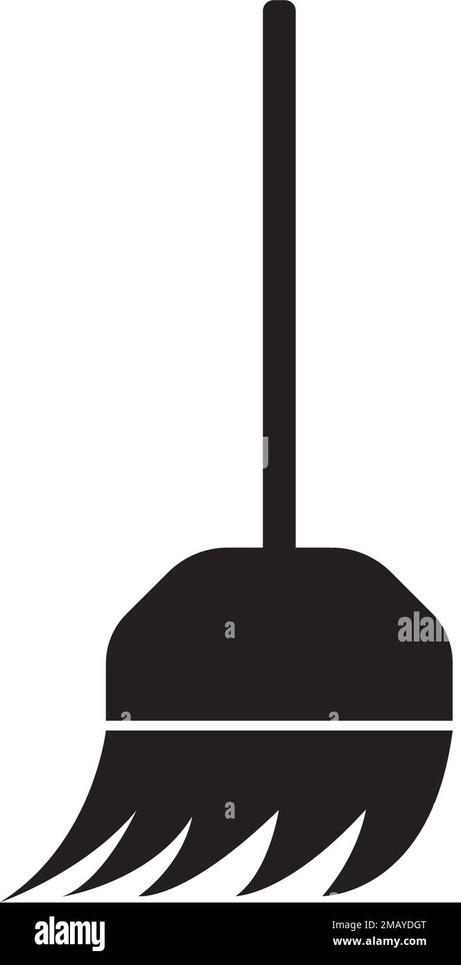 broom logo vektor illustration design Stock Vector Image & Art - Alamy