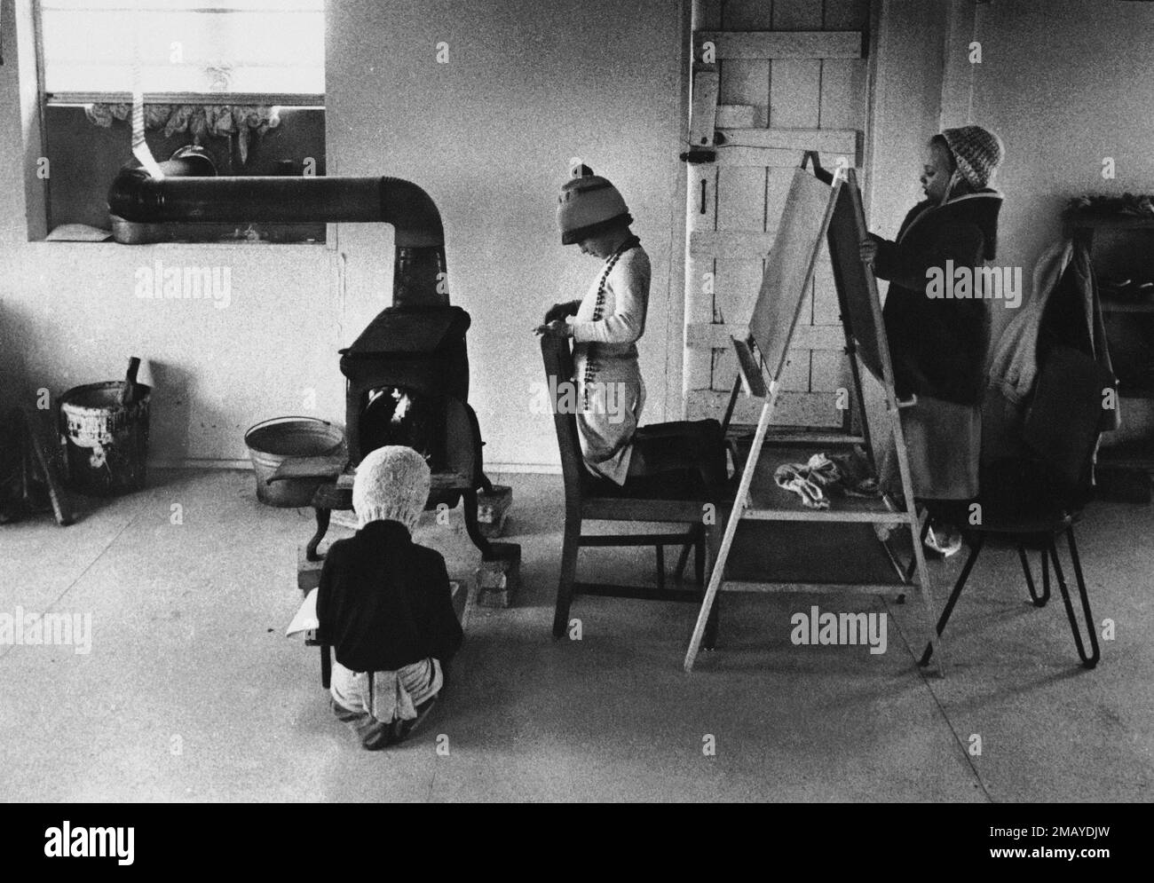 Children at the New Talavan Hare Krishna school in Carriere, Miss ...