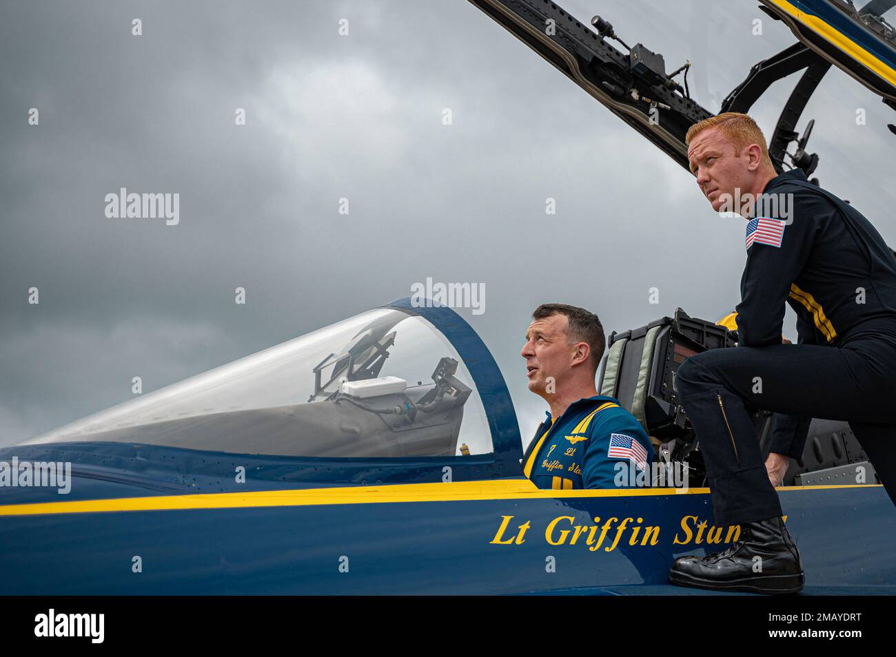CHESTERFIELD, Mo. (June 8, 2022) Lt. Griffin Stangel, the #7 pilot and ...
