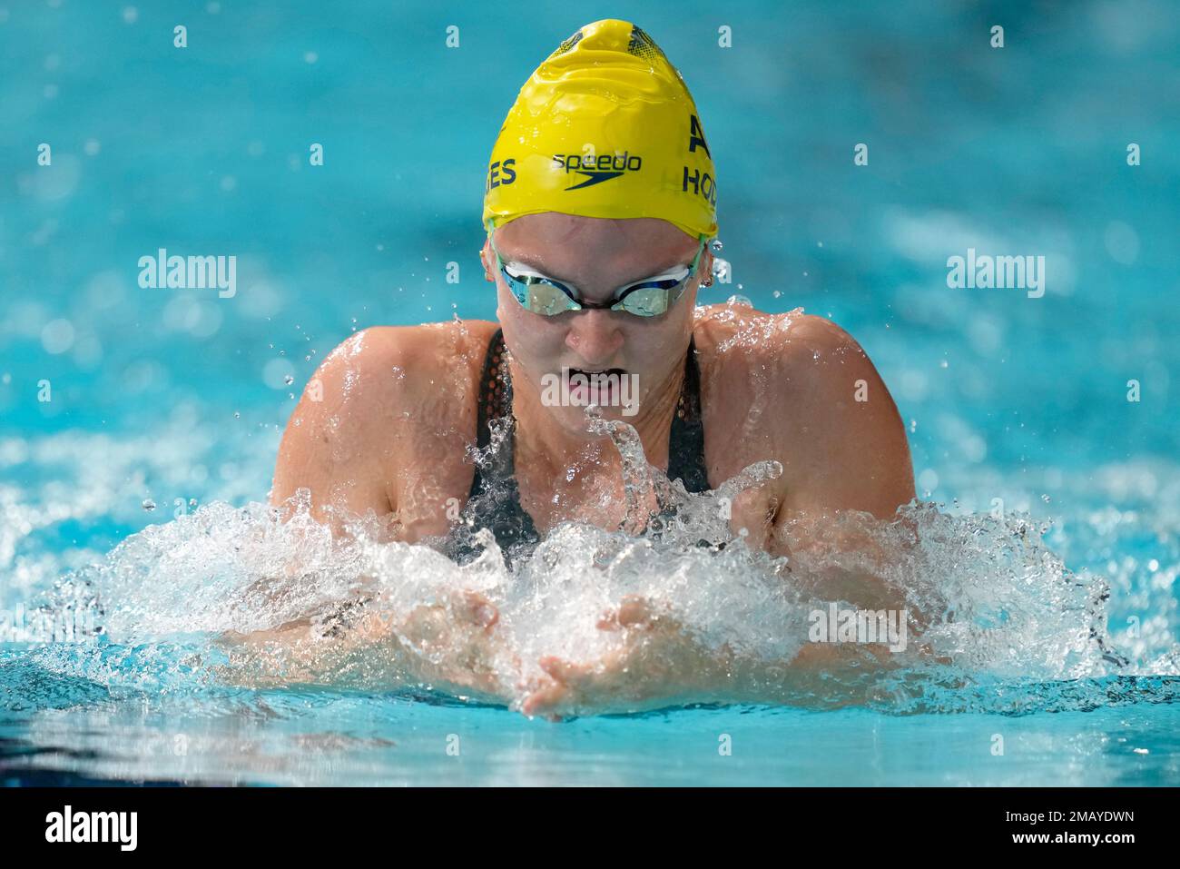 Team Australia Chelsea Hodges competes in in the Women's 4x100 meters ...