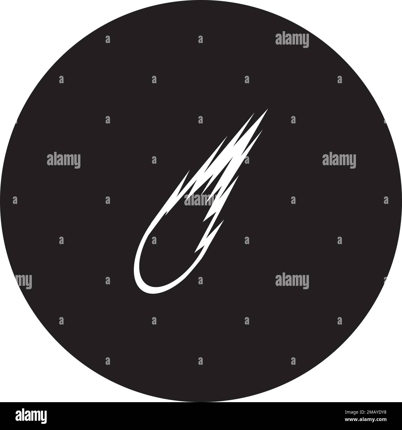 meteor logo vektor illustration design Stock Vector Image & Art - Alamy