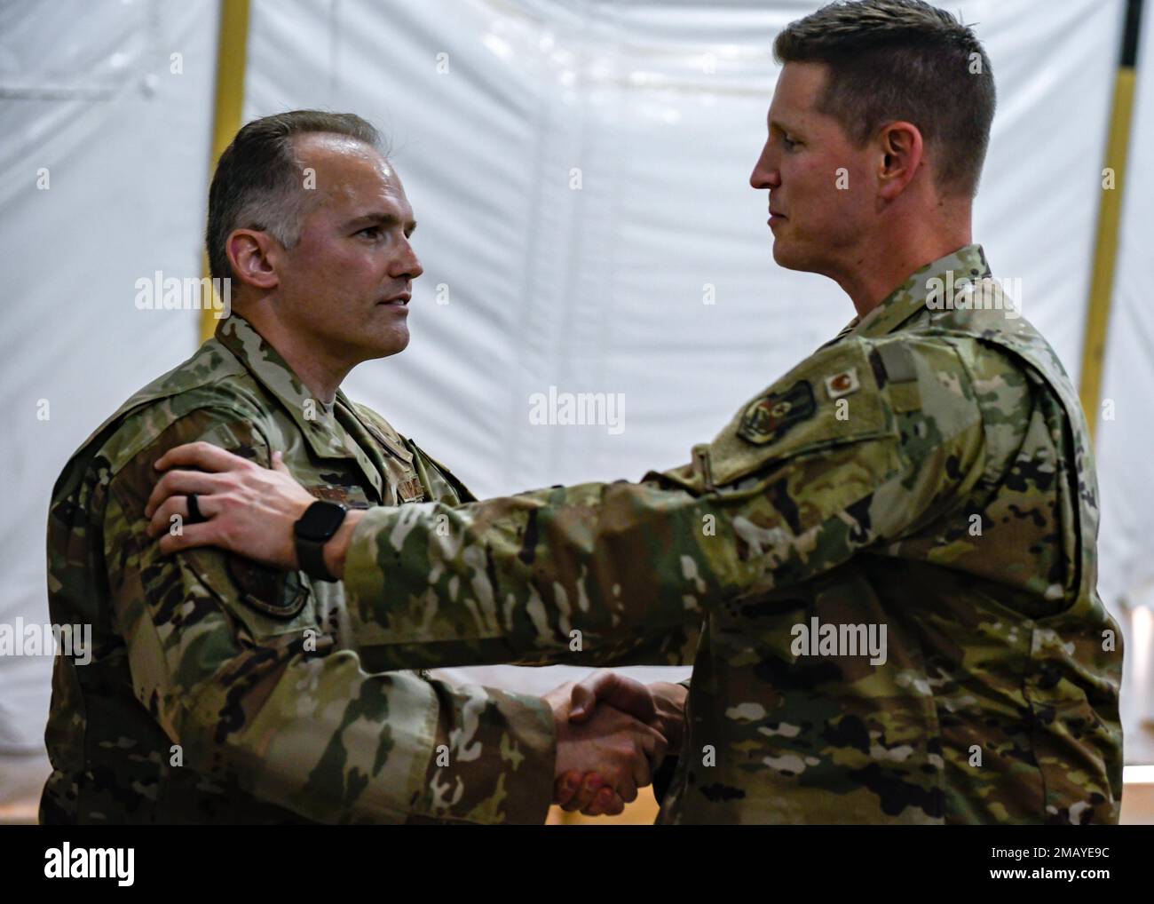 U.S. Air Force Lt. Col. Daniel Beall, the director of staff assigned to ...