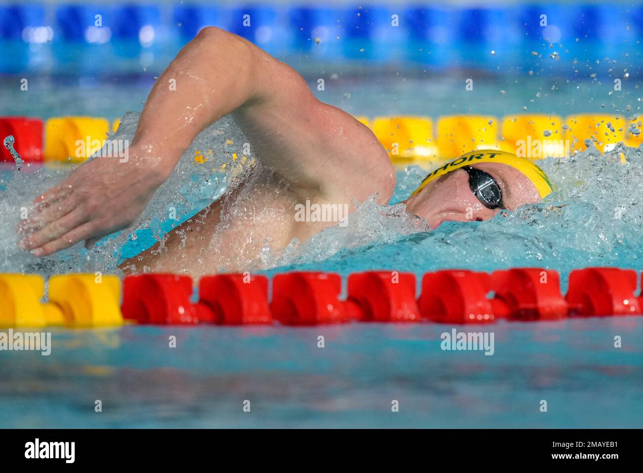 Sam Short of Australia competes in the Men's 1500 meters freestyle ...