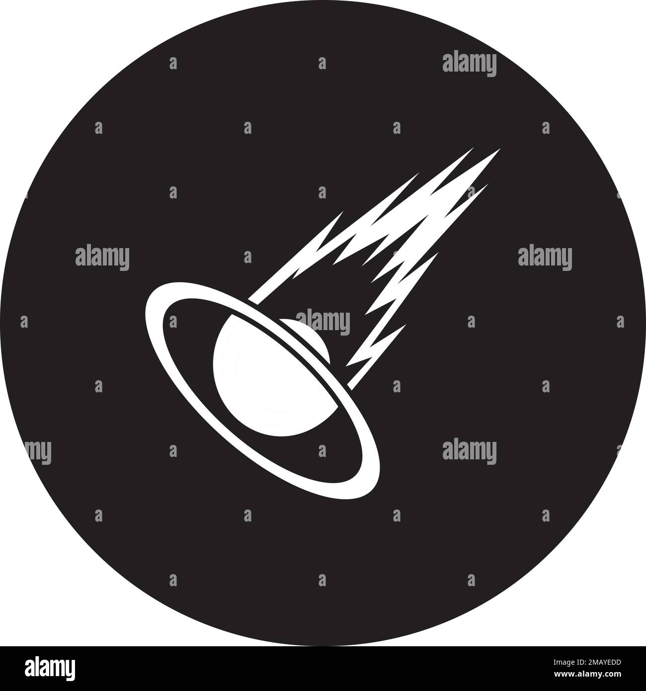 meteor logo vektor illustration design Stock Vector Image & Art - Alamy