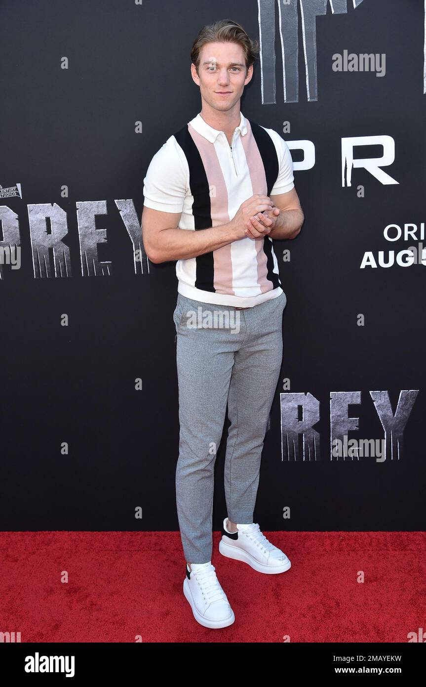 Nico Greetham arrives at the premiere of "Prey" on Tuesday, August, 2 ...