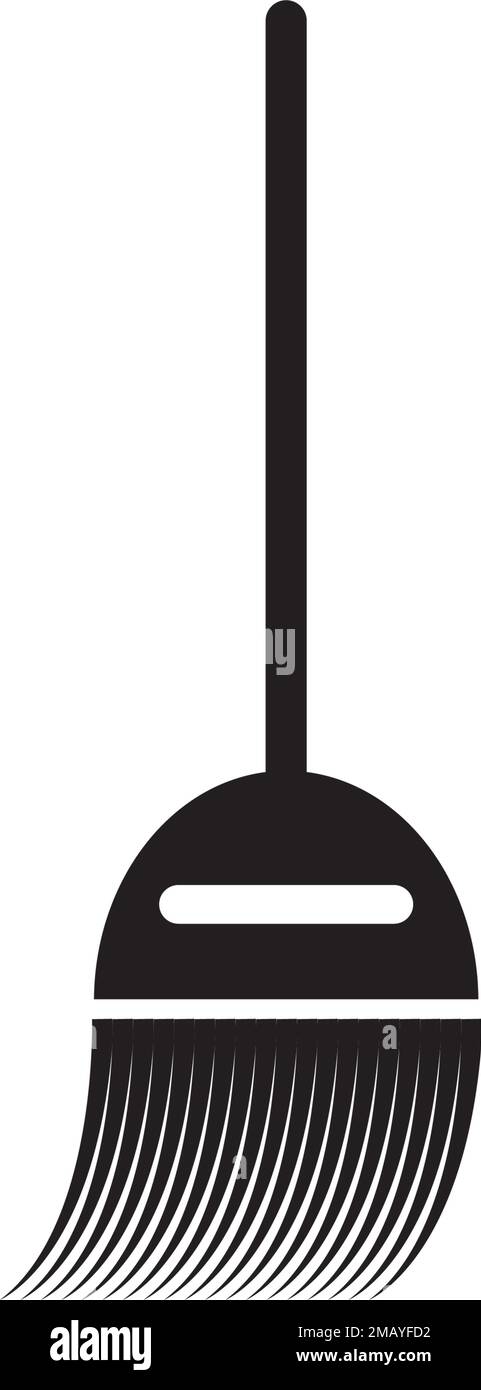 broom logo vektor illustration design Stock Vector Image & Art - Alamy