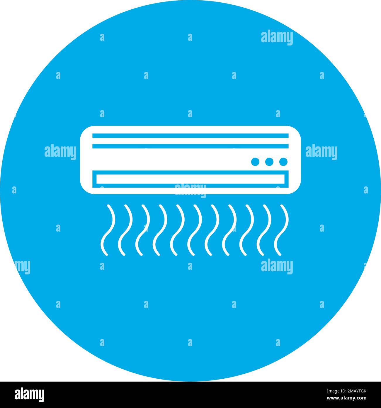 air conditioner logo vektor illustration design Stock Vector Image ...
