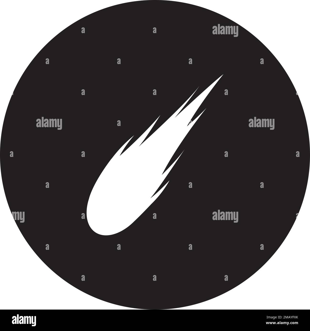 meteor logo vektor illustration design Stock Vector Image & Art - Alamy