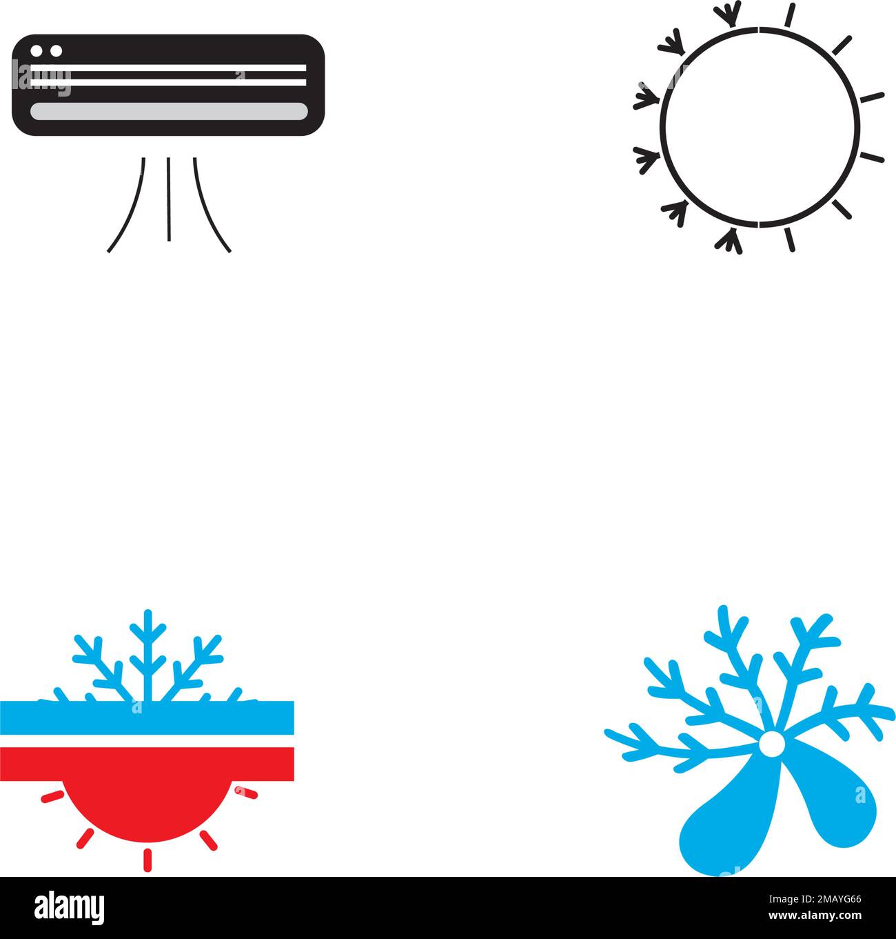 air conditioner logo vektor illustration design Stock Vector Image ...