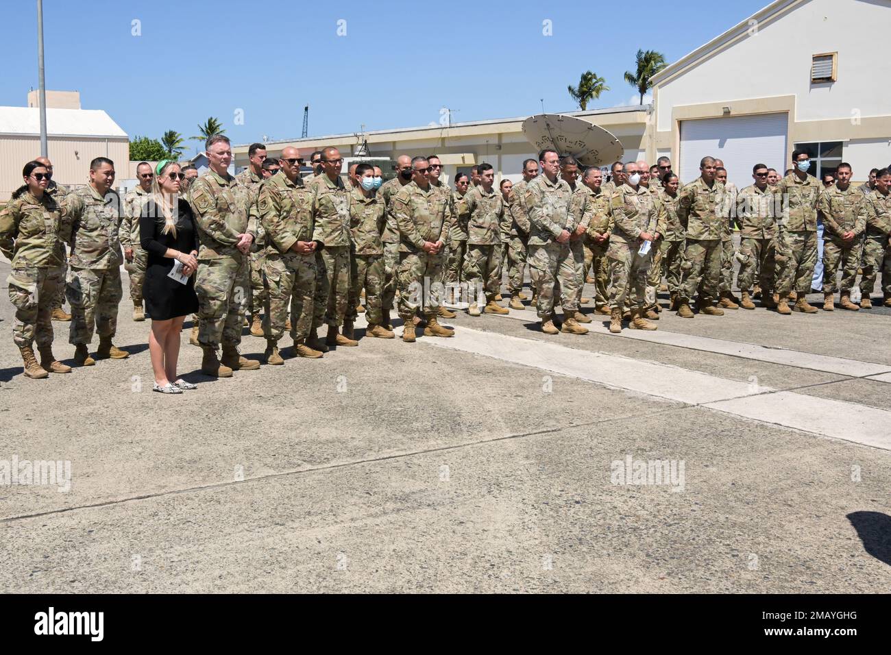 U.S. Air Force Airmen with the 156th Wing attend the contingency ...