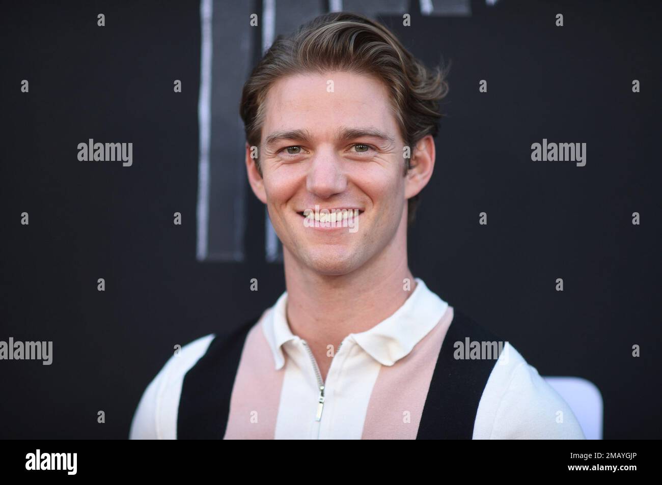 Nico Greetham arrives at the premiere of "Prey" on Tuesday, Aug. 2 ...