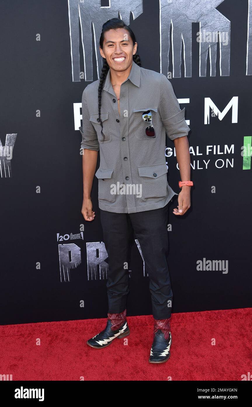 Stormee Kipp arrives at the premiere of "Prey" on Tuesday, Aug. 2, 2022 ...