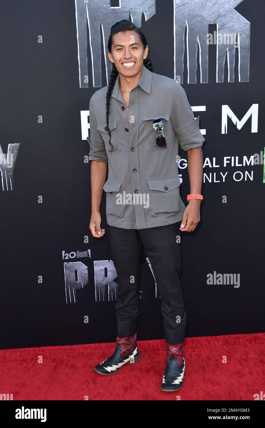 Stormee Kipp arrives at the premiere of "Prey" on Tuesday, Aug. 2, 2022 ...