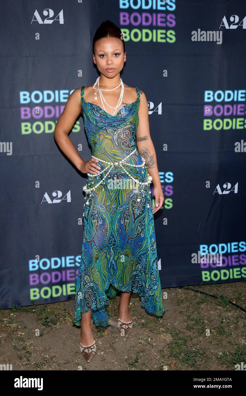 Myha'la Herrold attends a "Bodies Bodies Bodies" screening at Fort ...