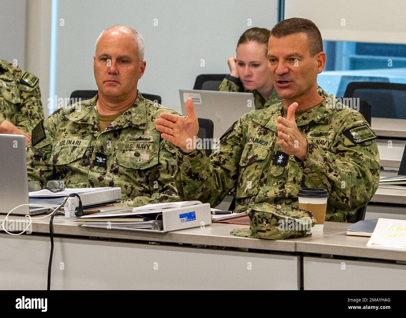 220608-N-GV721-1012 SAN DIEGO (June 8, 2022) Rear Adm. John Schommer ...