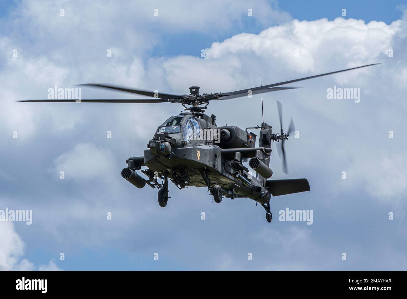 U.S. Army AH-64 Apache assigned to 7th Squadron, 17th Cavalry Regiment ...