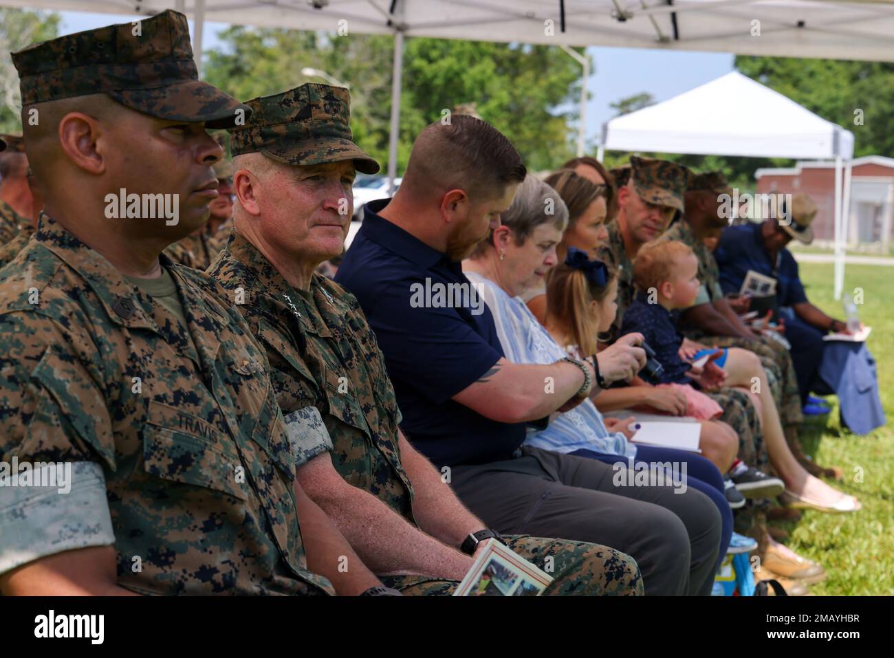 U.S. Marine Corps Sgt. Maj. Lonnie Travis, Sergeant Major of II Marine ...