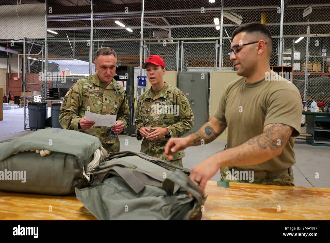 U.S. Army Command Sgt. Maj. Shawn Carns, I Corps' senior enlisted ...
