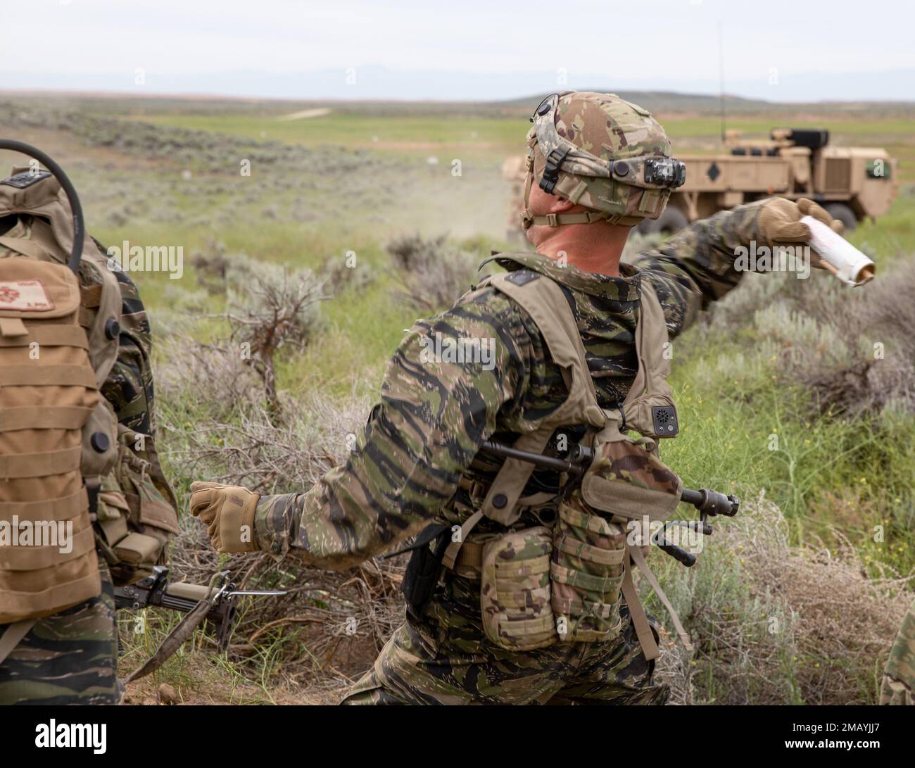 Spc. Patrick Lod, an infantryman with 4th Battalion, 6th Infantry ...