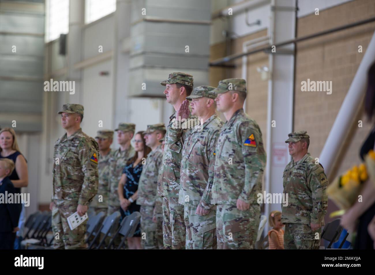 1AD CAB as we conduct a change of command ceremony for 1-501 AB, where ...