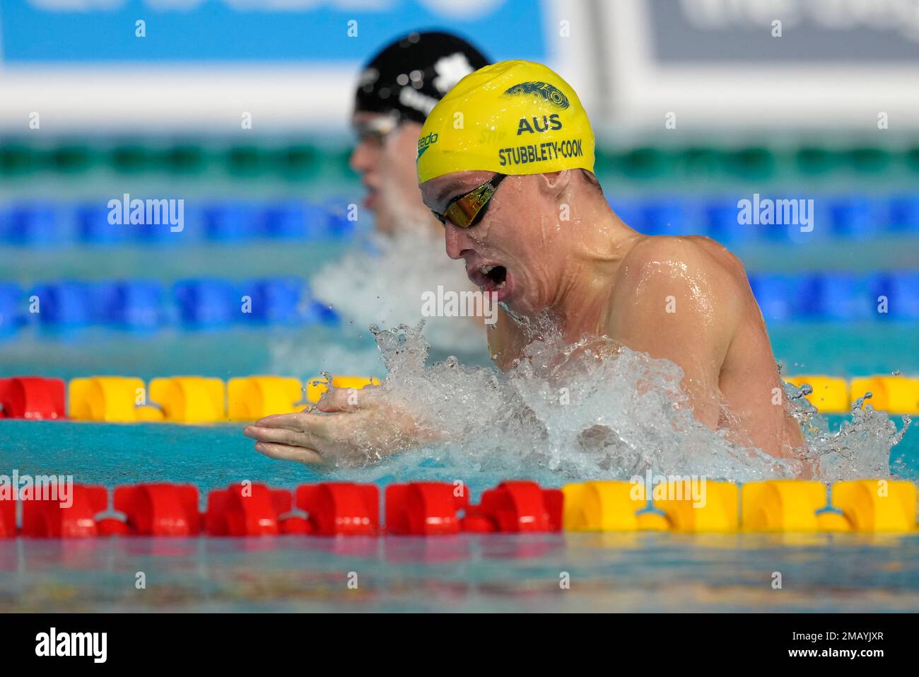 Australia's Zac Stubblety Cook competes during the Mixed 4 x 100m ...