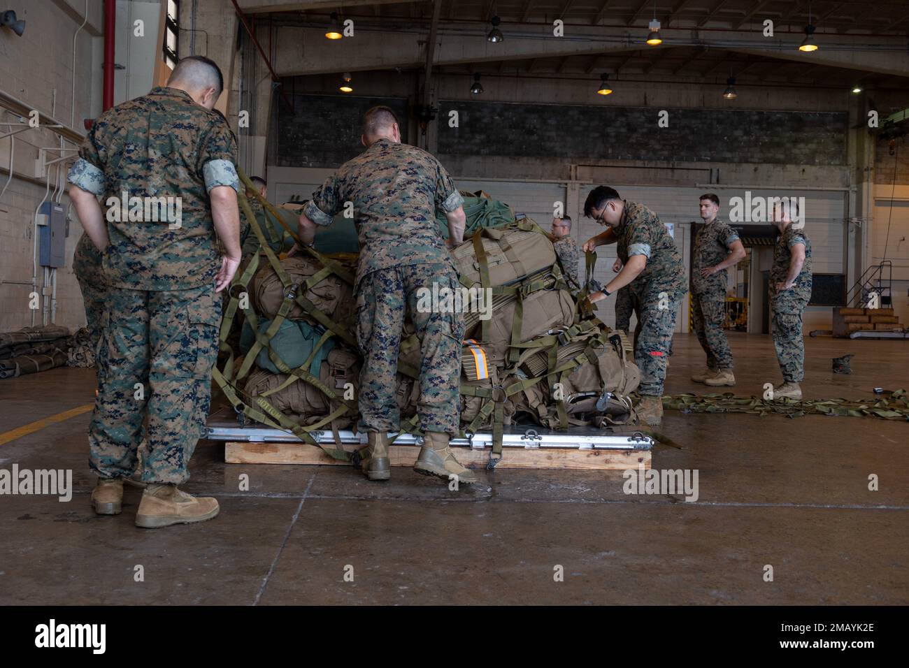 U.S. Marines with 3d Marine Expeditionary Brigade (3D MEB) Alert ...