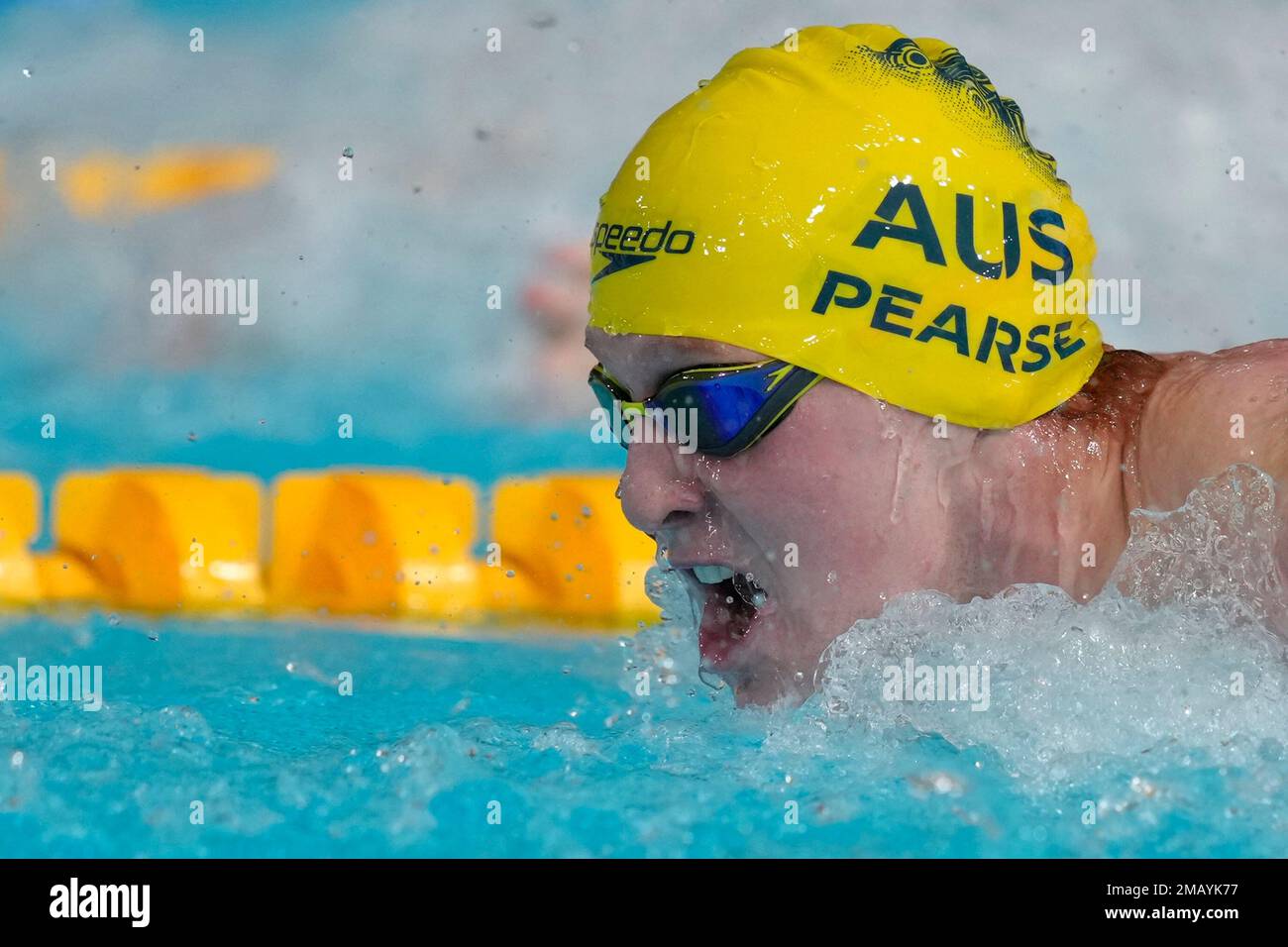 Australia's Col Pearse competes to win the Men's 100m Butterfly S10 ...