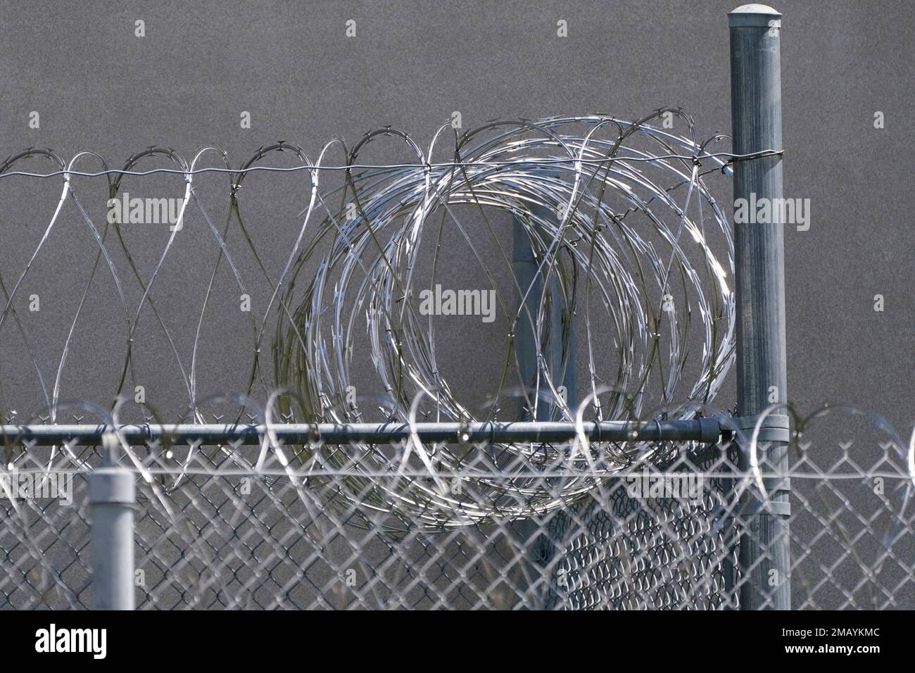 Groveland Correctional Facility Razor Wire Fence