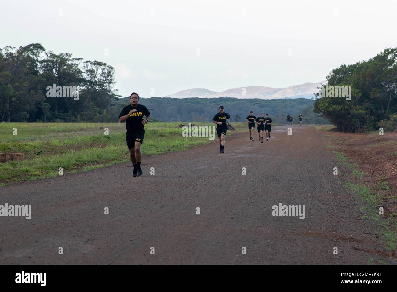 U.S. Army Pacific Best Warrior Competition participants run 5k through ...