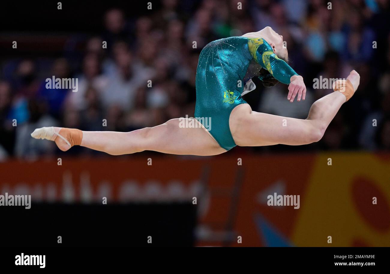 Emily Whitehead of Team Australia competes in the Women's Floor ...