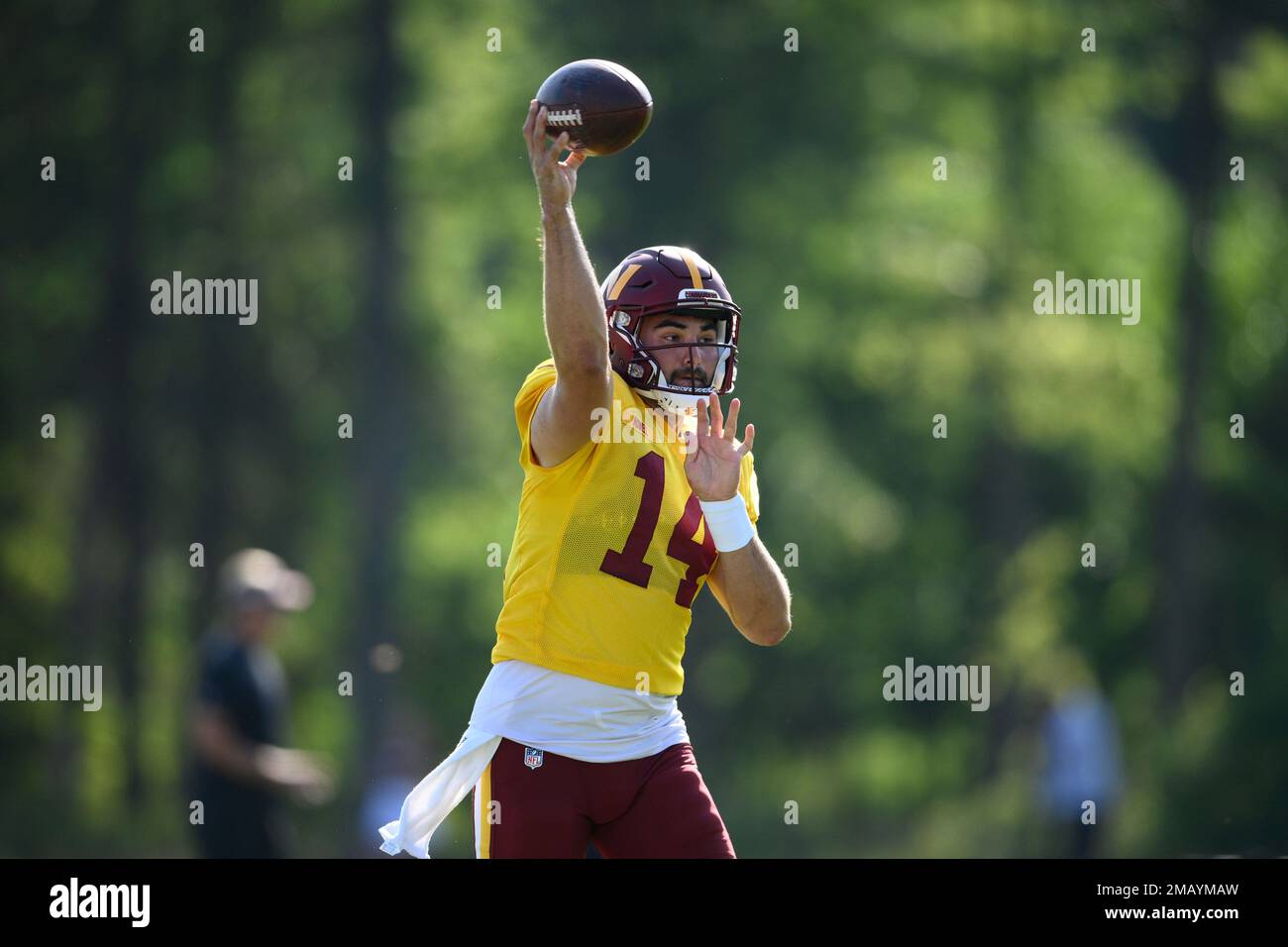 Washington Commanders quarterback Sam Howell (14) in action during ...