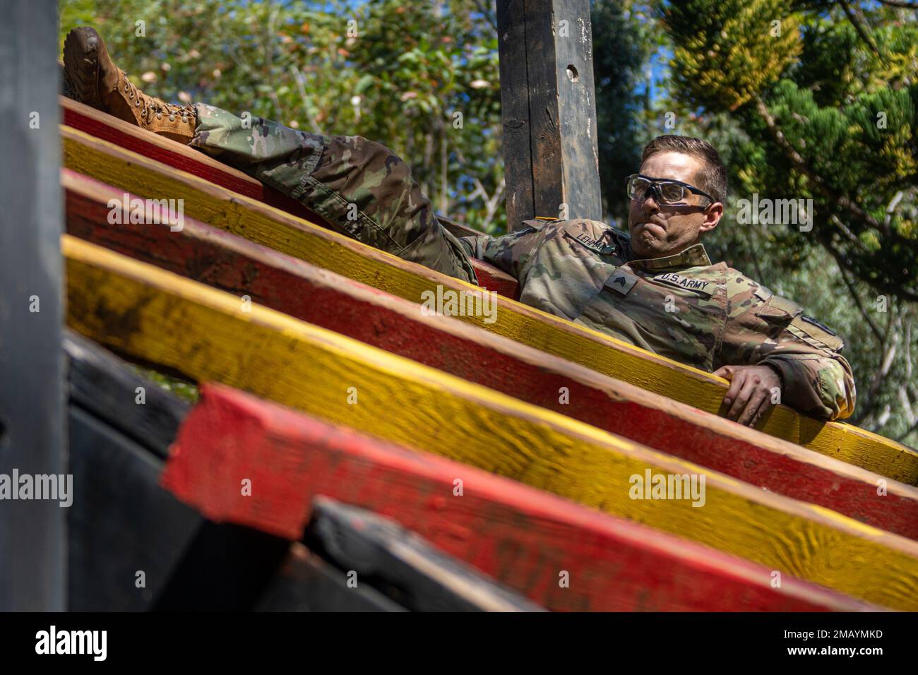Sgt. Bryan Lehman North, a combat medic assigned to 18th Medical ...