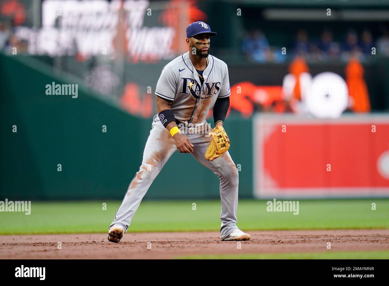 Tampa Bay Rays third baseman Yandy Diaz during the second inning of a ...