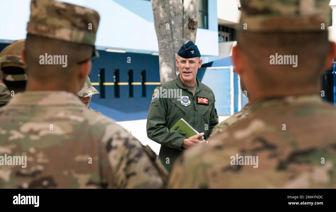 U.S. Air Force Col. Benjamin Jonsson, 6th Air Refueling Wing commander ...