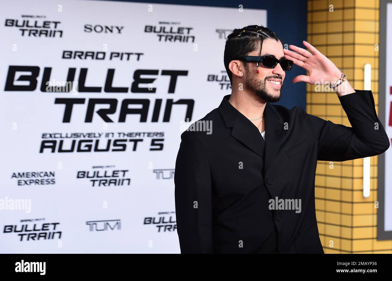 Benito Antonio Martinez Ocasio, also known as Bad Bunny, arrives at the ...