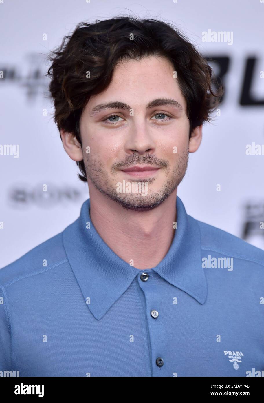 Logan Lerman arrives at the premiere of "Bullet Train," Monday, Aug. 1 ...