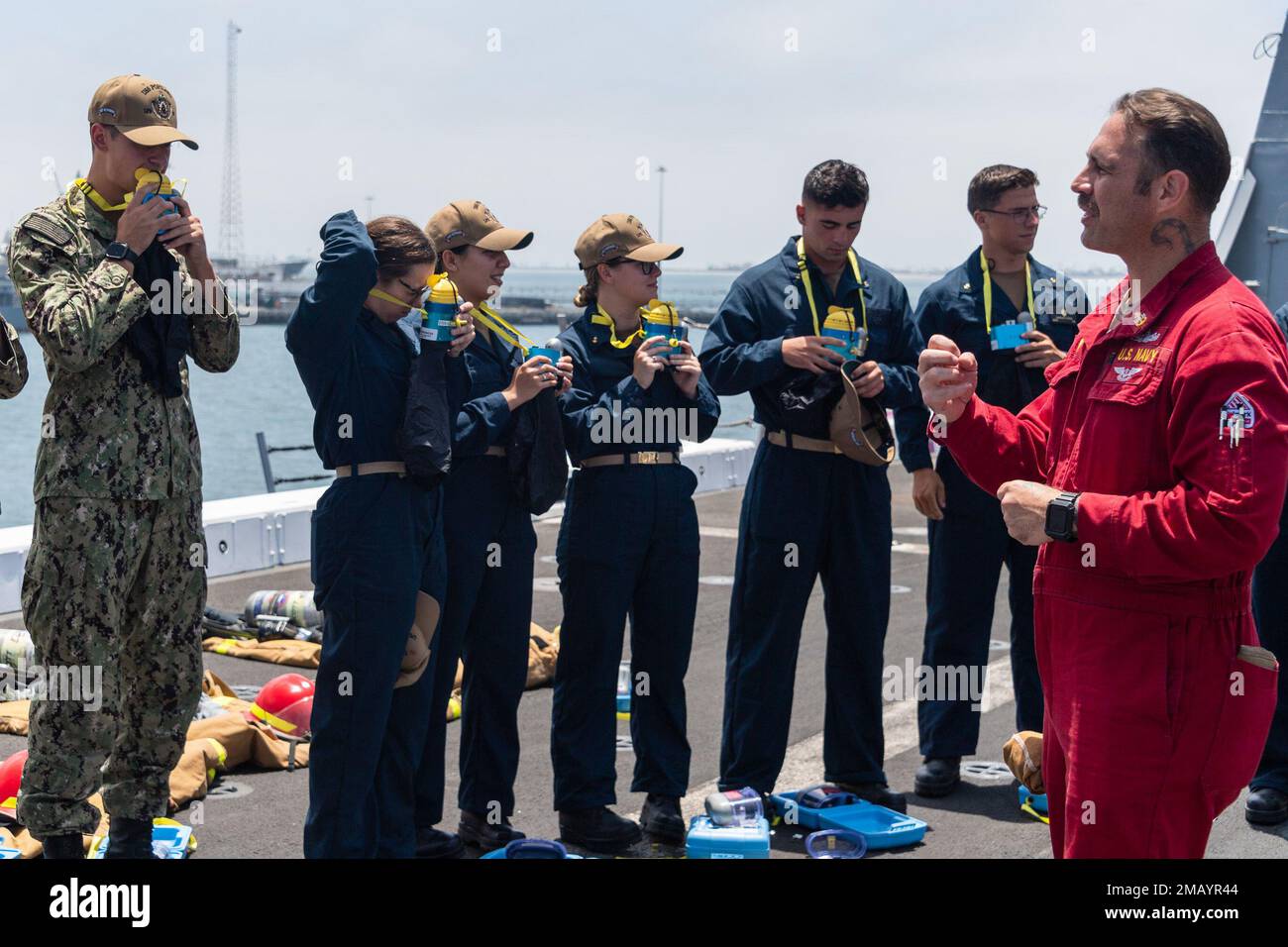 220608-N-VQ947-1054 SAN DIEGO (June 8, 2022) — Senior Chief Damage ...