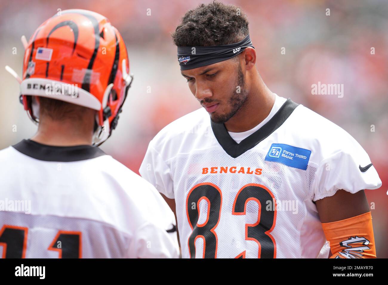 Cincinnati Bengals wide receiver Tyler Boyd (83) participates in the ...