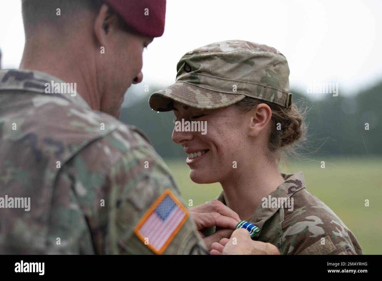 Pfc. Reagan Lowe, squad member assigned to the 16th Military Police ...