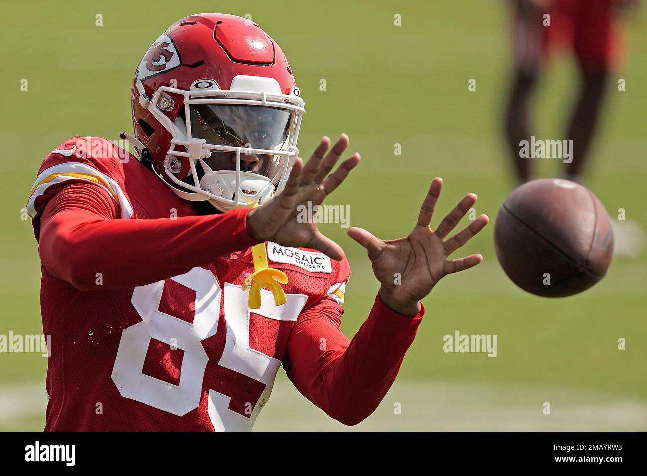 Kansas City Chiefs wide receiver Omar Bayless catches a ball during NFL ...
