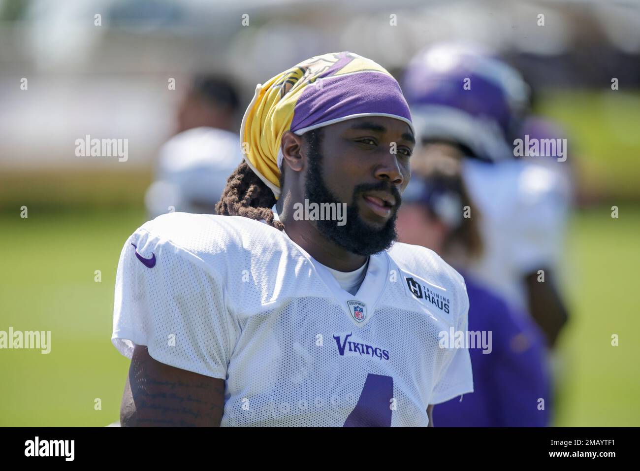 Minnesota Vikings running back Dalvin Cook looks on at the NFL football ...