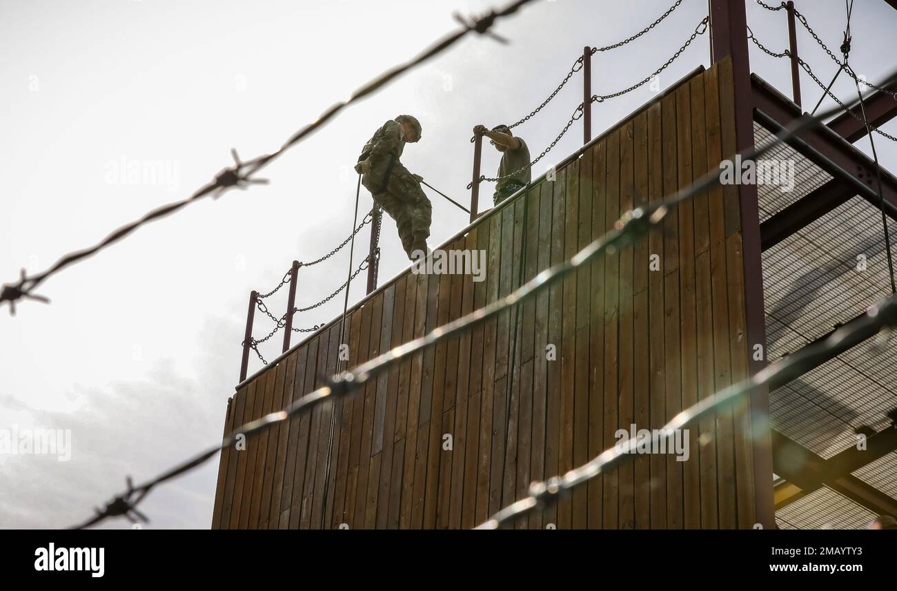 An Iowa Army National Guard Soldier with Troop A, 1st Squadron, 113th ...