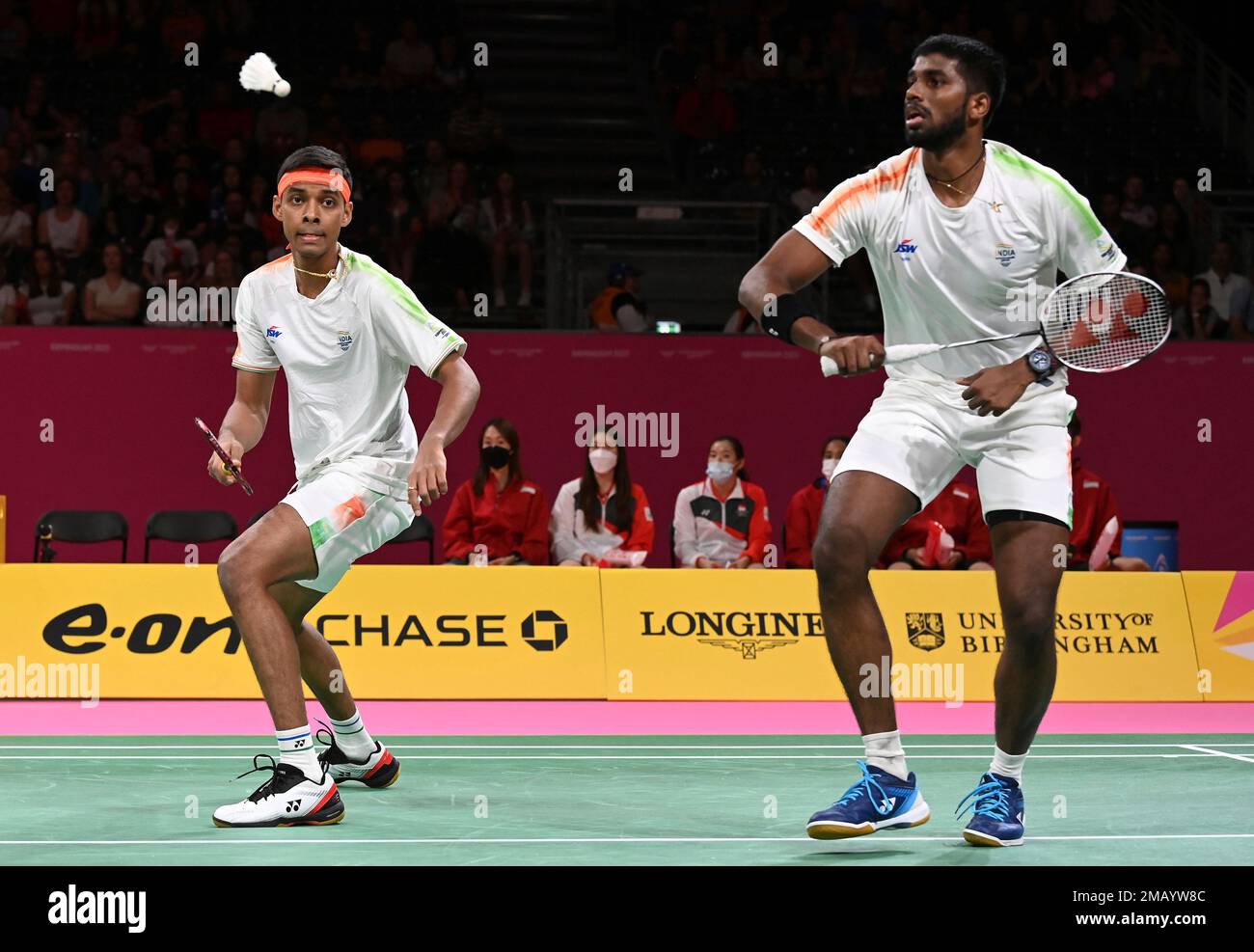 India's Satwik Sairaj Rankireddy, right, and Chandrashekhar Shetty ...